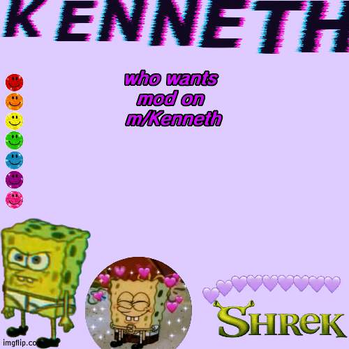 Image tagged in kenneth- announcement temp - Imgflip