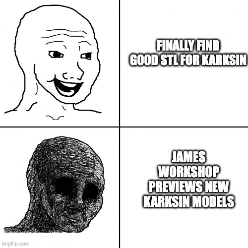 Happy Wojak vs Depressed Wojak - Imgflip