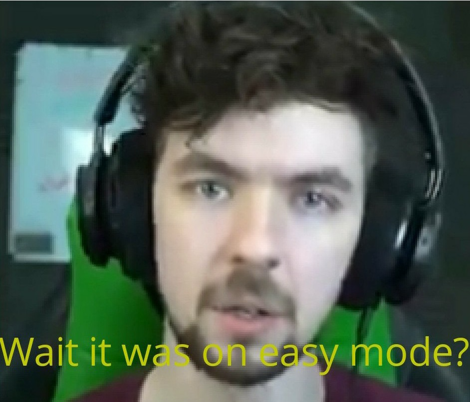 Jacksepticeye Wait It Was On Easy Mode Blank Template Imgflip