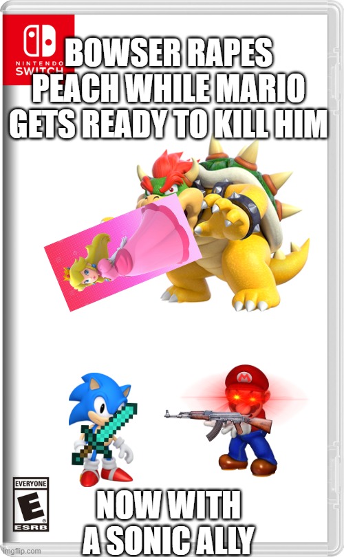 bowser turnes into MEAT - Imgflip