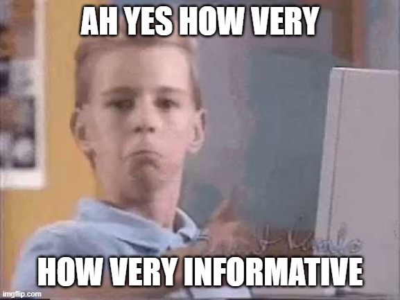 It was very cring of tommy. heh. - Imgflip