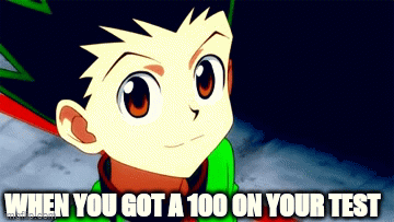 When you got a 100 on your test - Imgflip