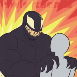 Venom biting someones head off - Imgflip