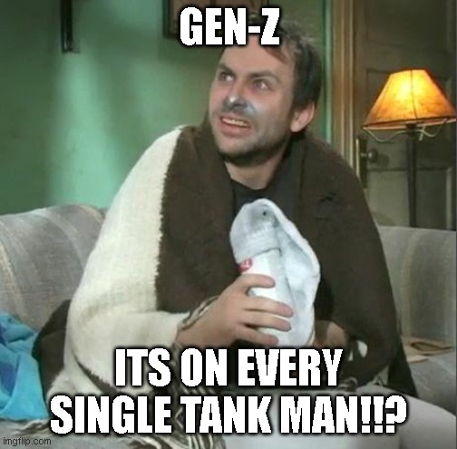 Charlie huffs paint - Imgflip