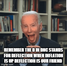 Remember the D in DNC stands for deflection - Imgflip