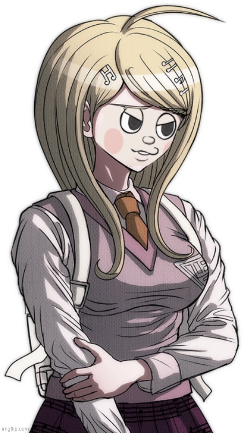 this cursed sprite edit of Kaede with Ryoma's face - Imgflip