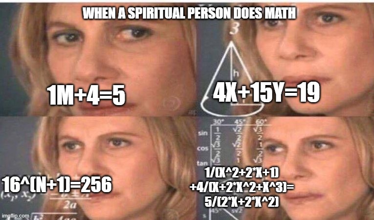 Confused math lady - Imgflip
