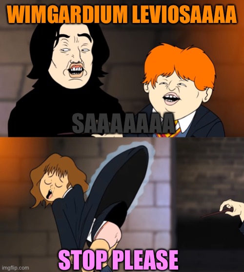 Hermione is forced to do SUS - Imgflip