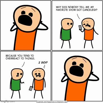 Big time overreaction - Imgflip