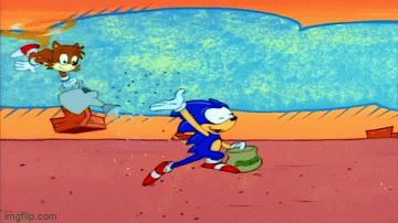Tails Running Gif
