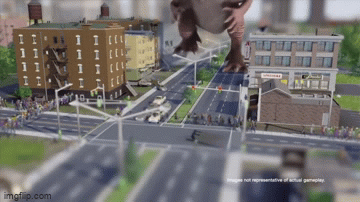 Godzilla In Simcity - Imgflip