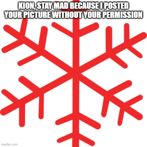 Red Snowflake - Imgflip