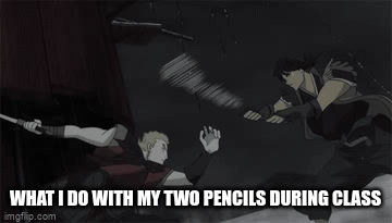 Pencil fighting - Imgflip