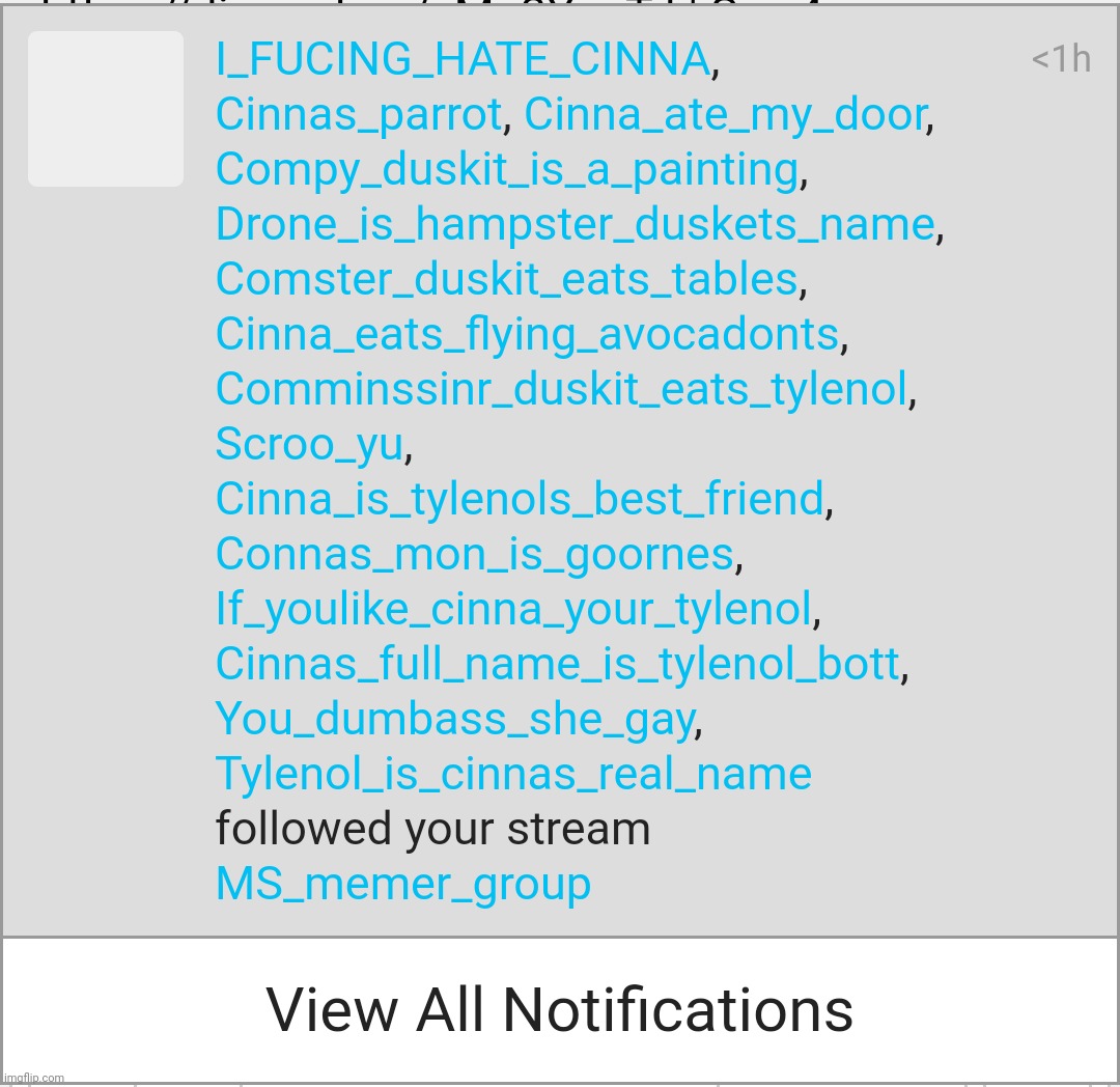 hm, an alt raid about hating cinna, anyways how are y'all? - Imgflip