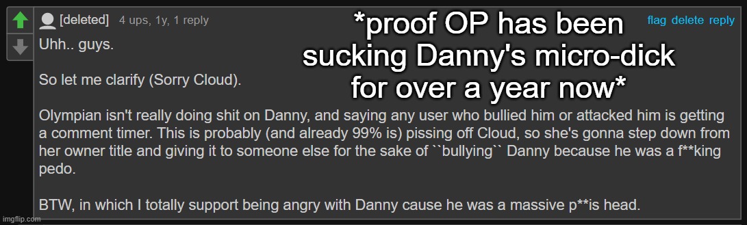 the person who made this comment ._. was Ceru ._. I think. - Imgflip