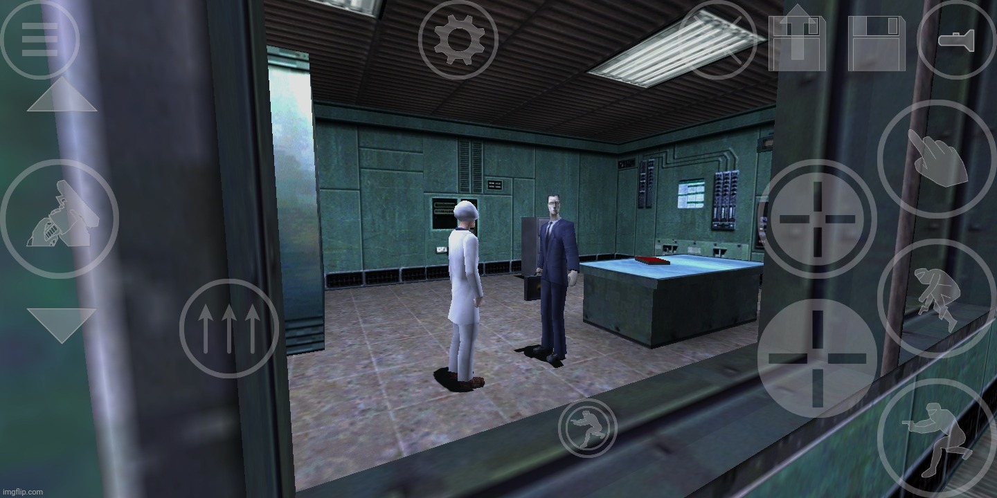 Just Got Half Life Source On Mobile And Its Really Buggy Imgflip