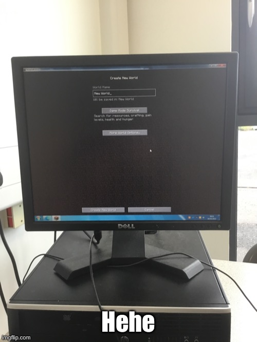 Imagine not playing Minecraft in school - Imgflip