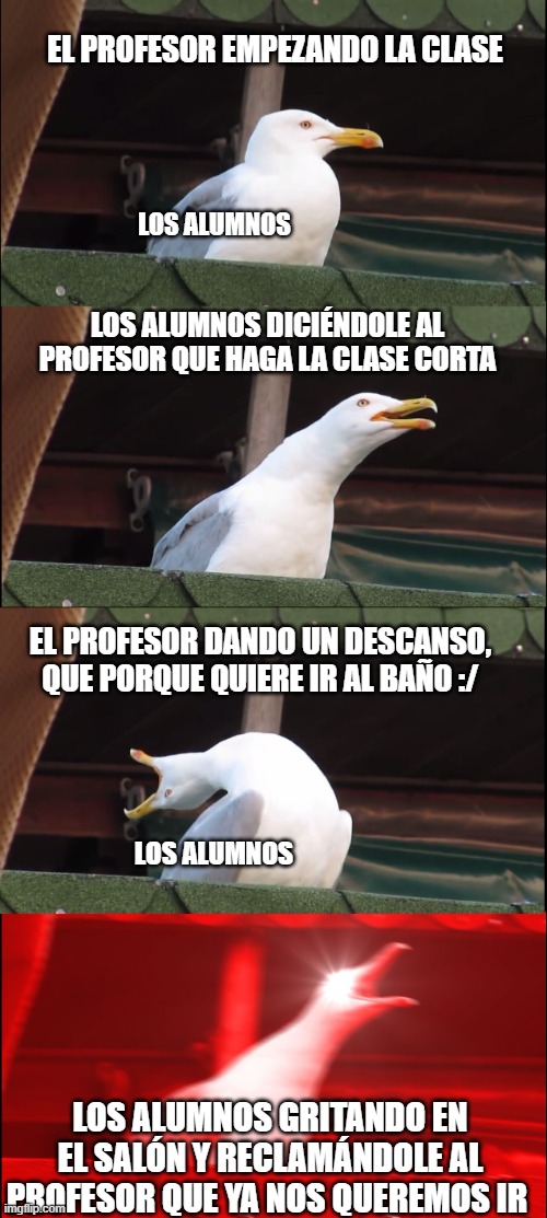 Inhaling Seagull Meme - Imgflip