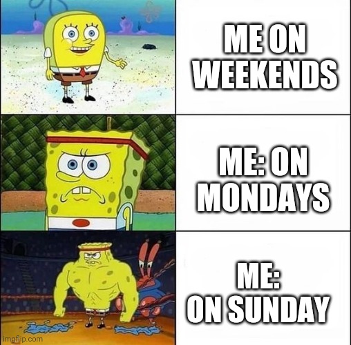 Image tagged in spongebob getting strong - Imgflip