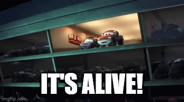 It's alive! I'm dead. - Imgflip