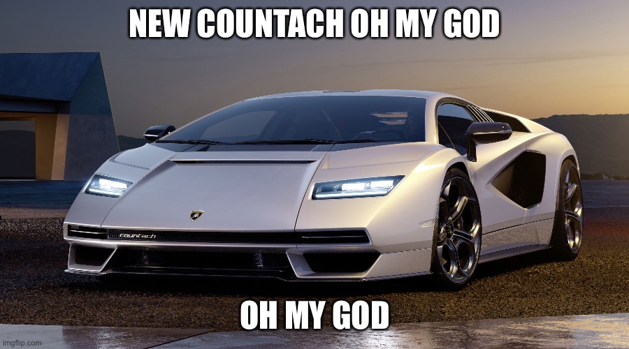 I’m not a lambo fanboy btw the countach is just so sick - Imgflip