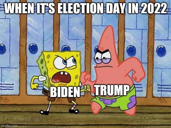 SpongeBob And Patrick Fighting - Imgflip