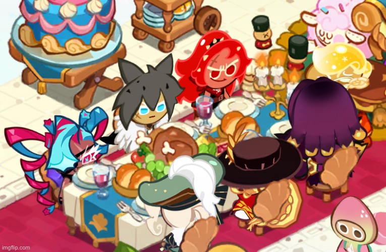 they are feasting - Imgflip