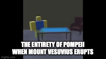 mount Vesuvius did a little trolling - Imgflip