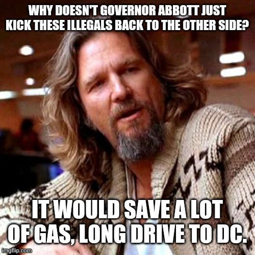 Just kick em back over Abbott. - Imgflip