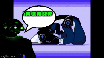 the cloaker is trying to not dropkick people for once - Imgflip