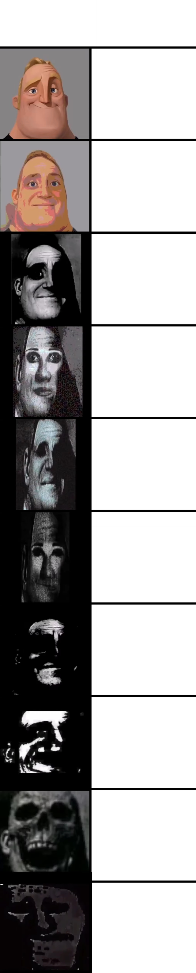 Uncanny Mr Incredible Template
