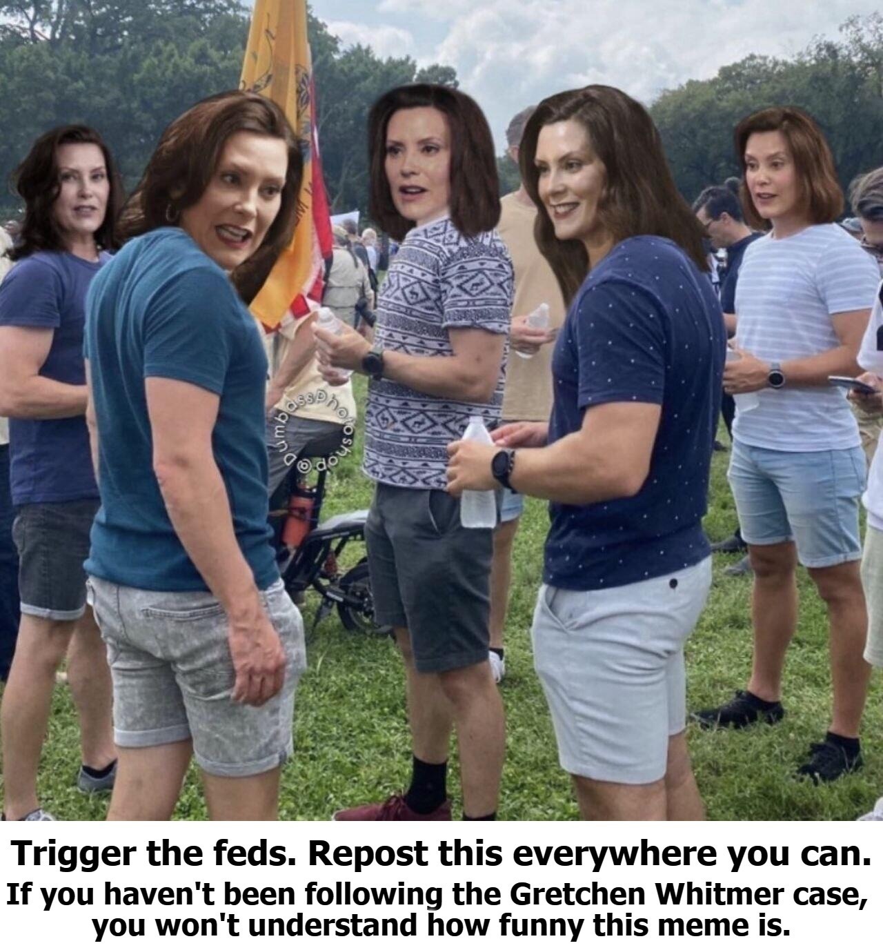 Trigger the feds. Repost this everywhere you can. - Imgflip