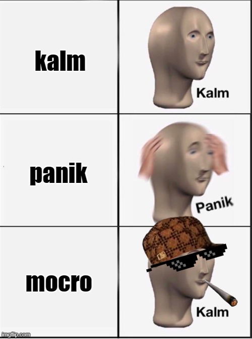 Reverse kalm panik - Imgflip