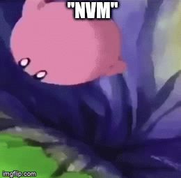 kirby falls off a cliff - Imgflip