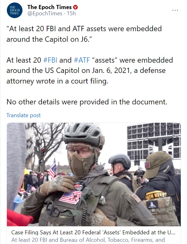 At least 20 alphabet ASSets were embedded around the Capitol on J6 ...