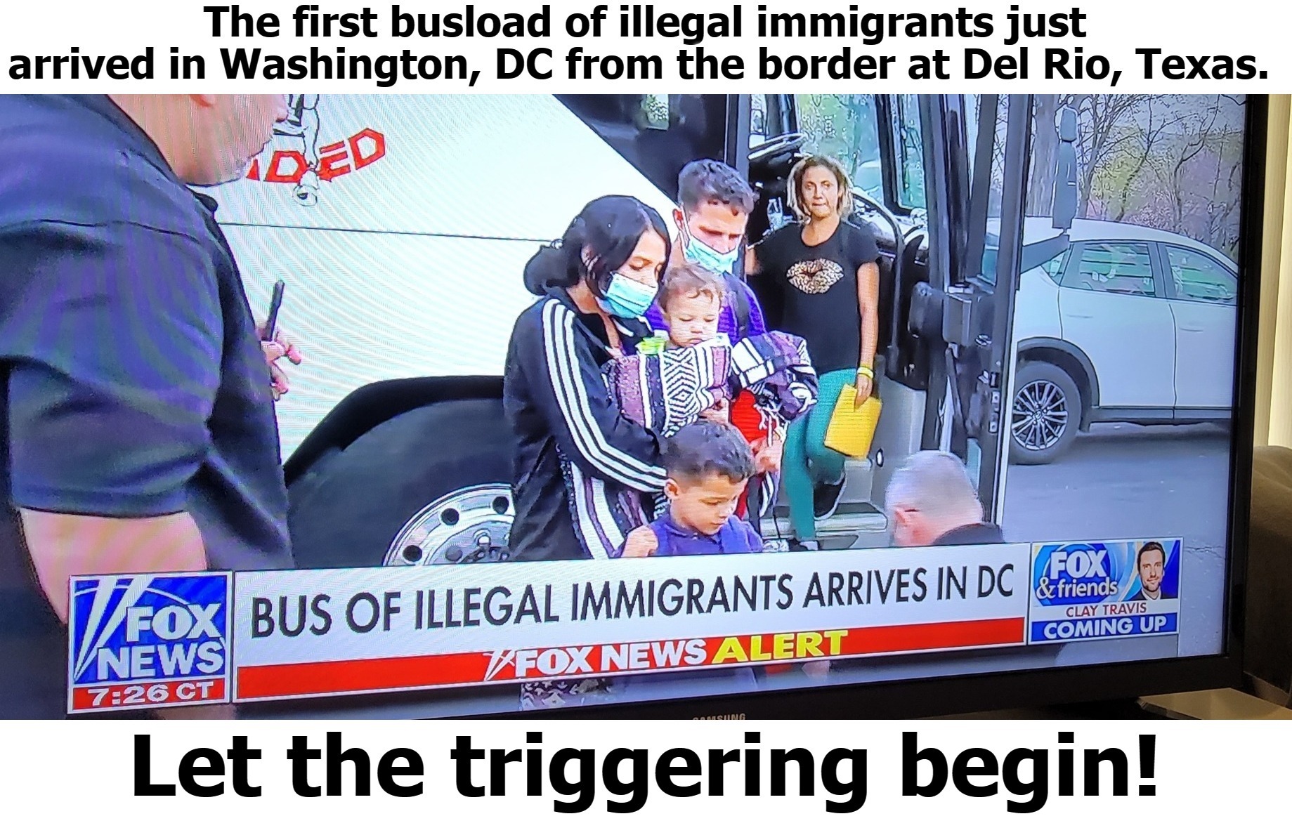 Texas Governor Abbott Meant Business: Let the triggering begin! - Imgflip