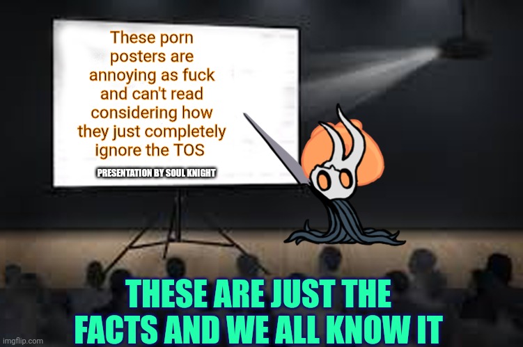 It's just me, soul knight coming in with the big brain presentations... - Imgflip