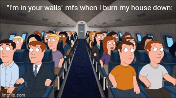 People in plane in panic - Imgflip