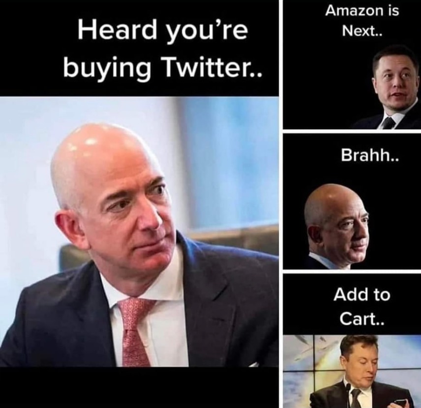 Jeff Bezos triggered. - Imgflip