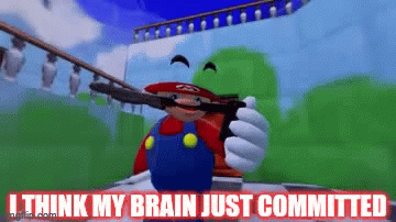 I think my brain just committed suicide. - Imgflip