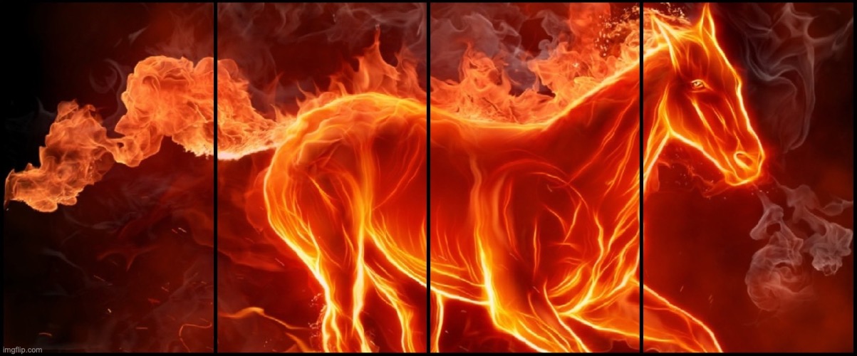 Horse Fire Imgflip
