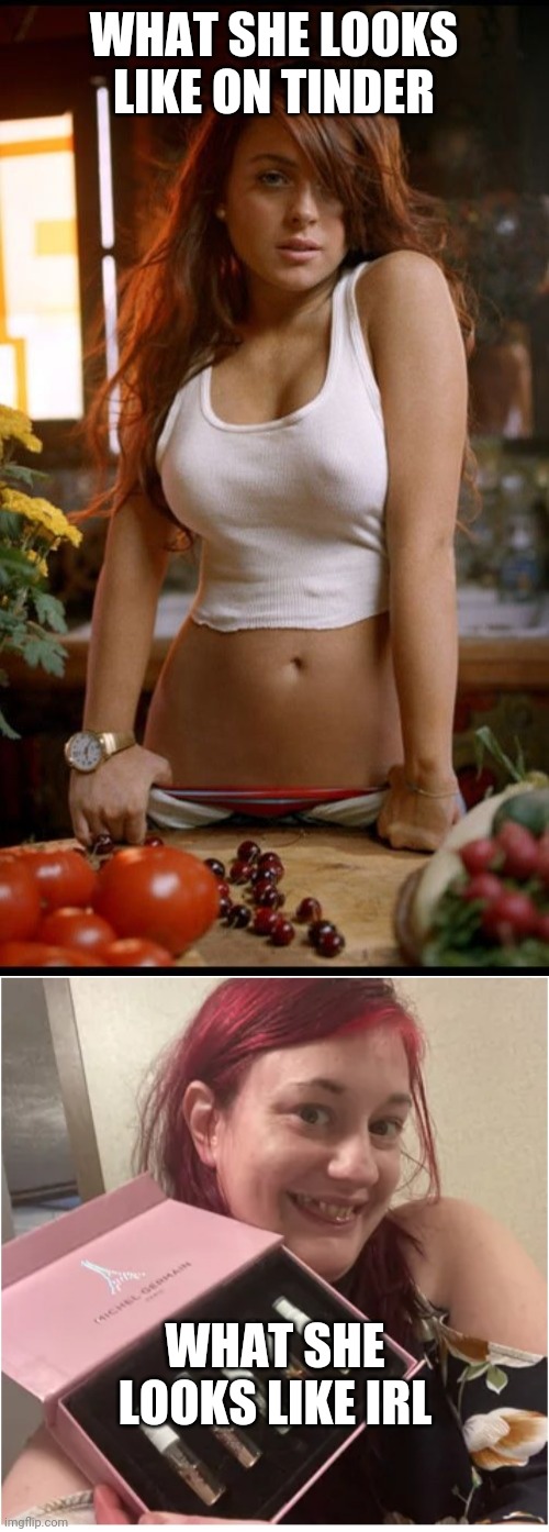 Tinder vs real life - Imgflip