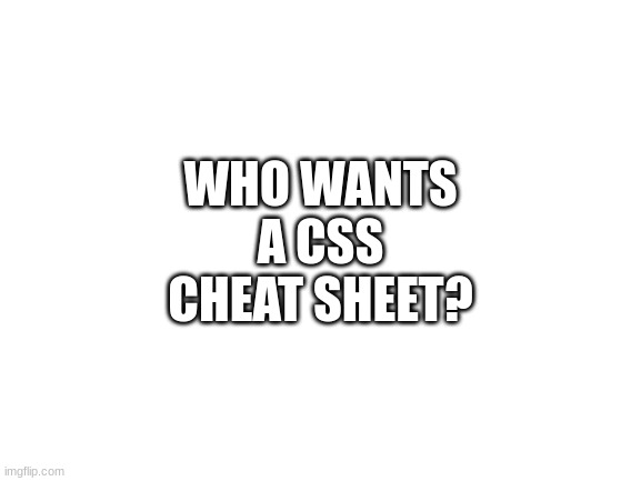 Blank White Template - Imgflip