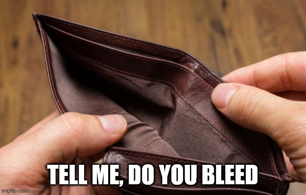 empty wallet - Imgflip