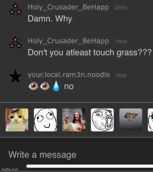 for me touching grass is literally going to walmart or smth, i barely ...