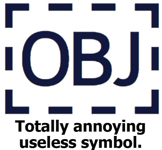 Totally annoying useless symbol. - Imgflip