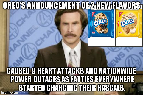 Oreo announcement - Imgflip