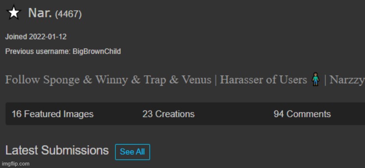 THIS IS N O T MY ALT. Just a random mf. N O T my alt, you guys. - Imgflip