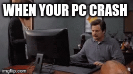 When your PC crash - Imgflip