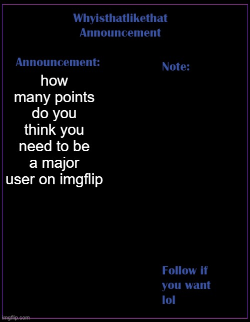 im guessing at least 100k - Imgflip